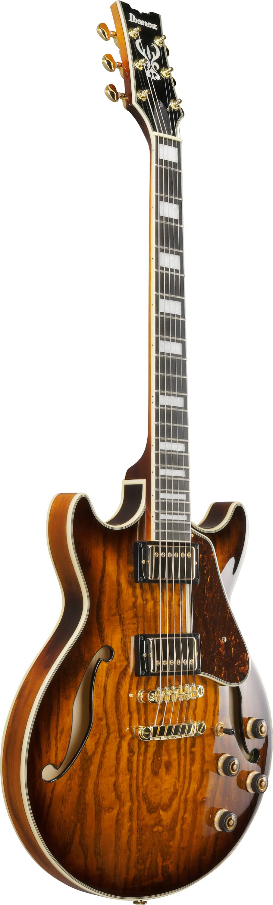 Ibanez AM93QA-VVH Artcore Expressionist Semi-Hollow Electric Guitar in ...