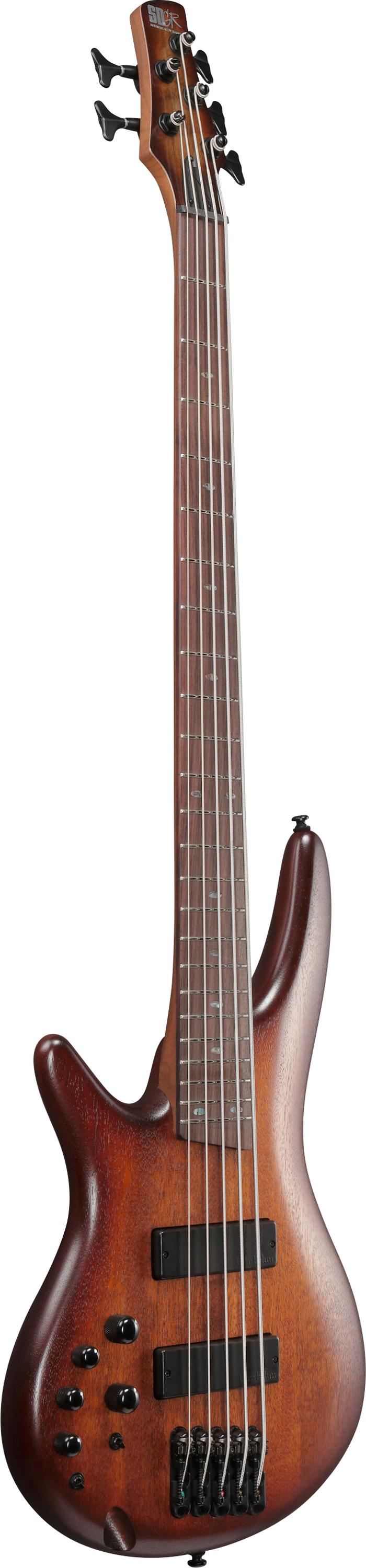 Ibanez SR505AL-MHL Left Handed 5-String Bass Guitar in Mahogany Brown ...