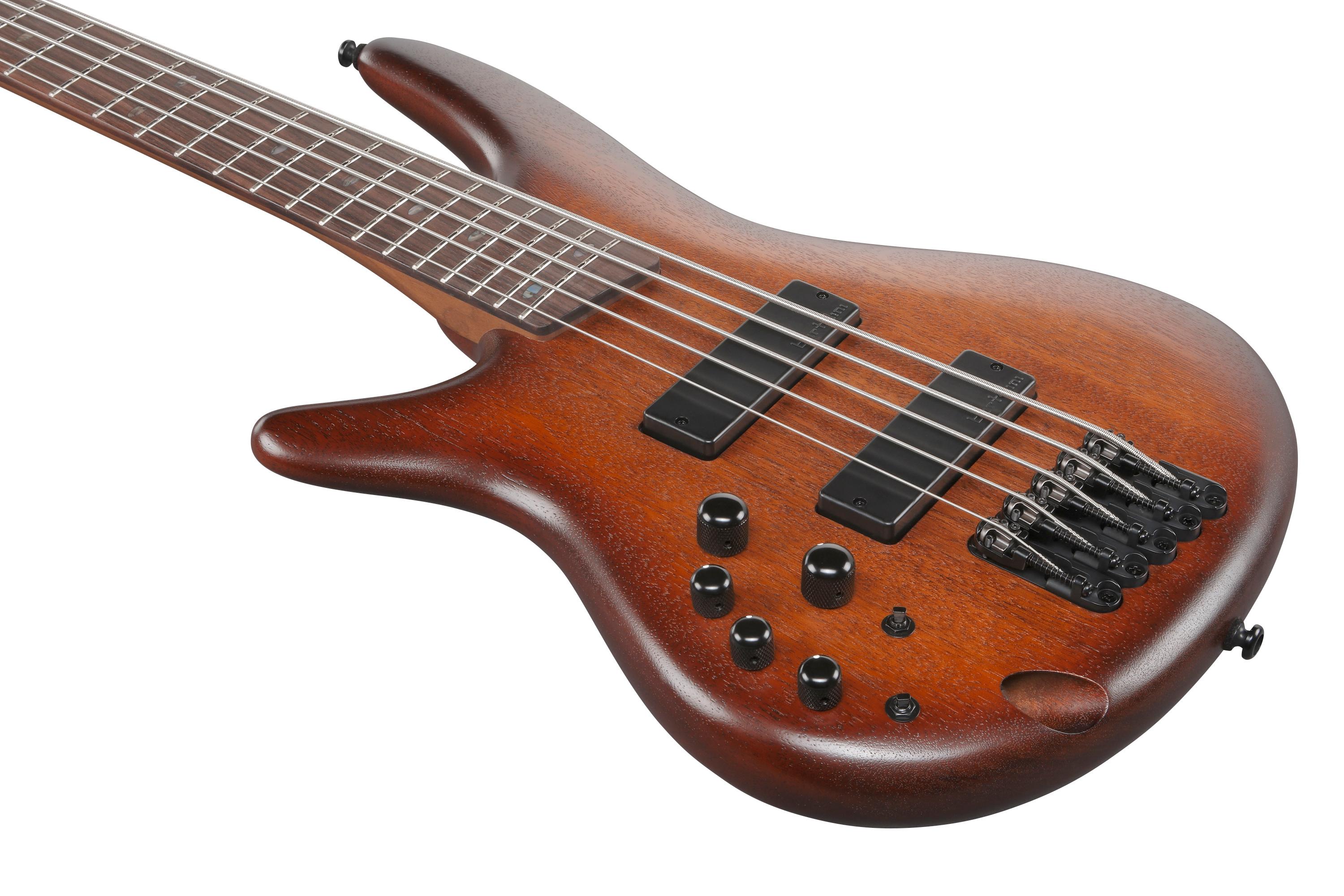 Ibanez SR505AL-MHL Left Handed 5-String Bass Guitar in Mahogany Brown ...