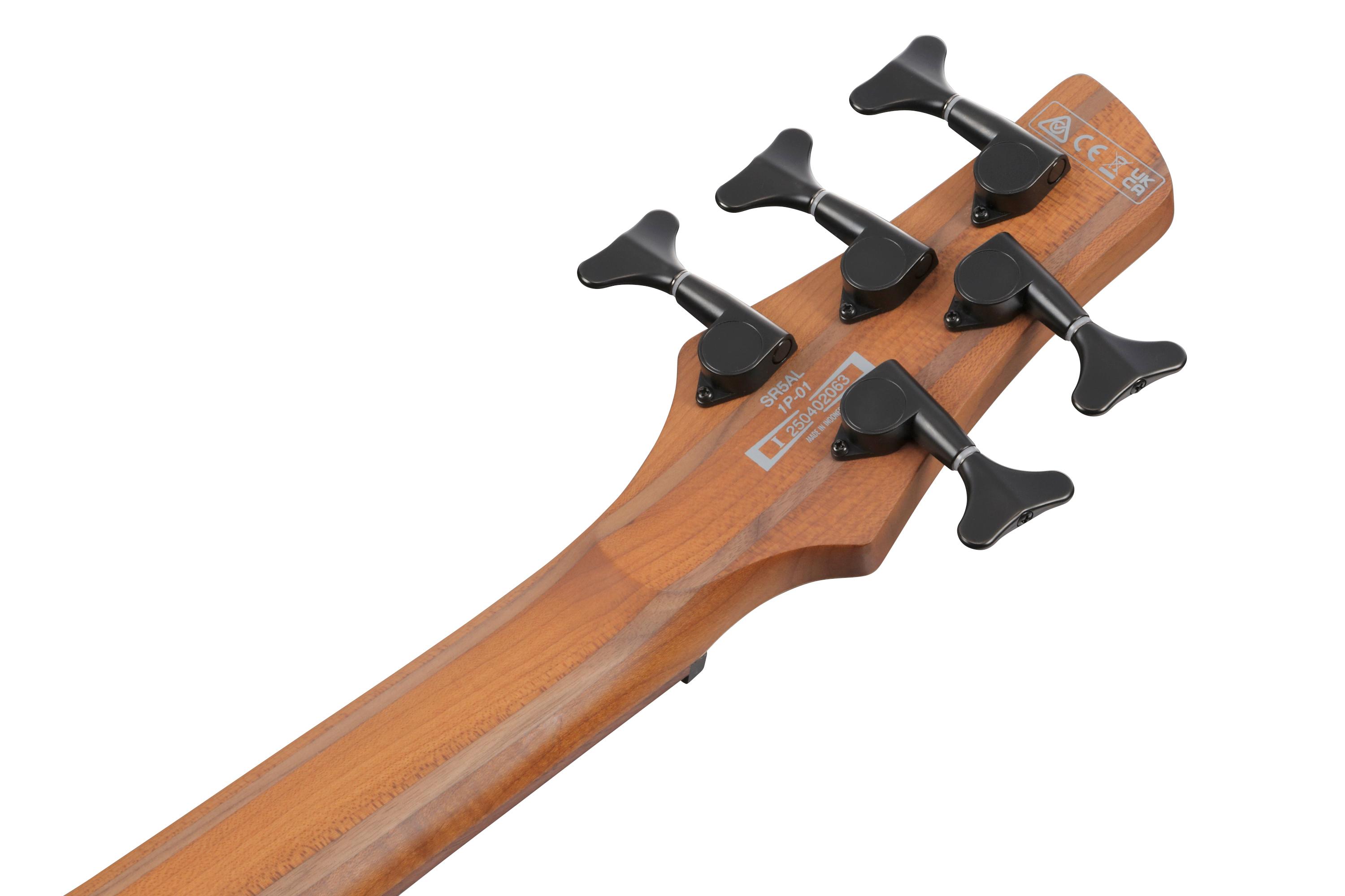 Ibanez SR505AL-MHL Left Handed 5-String Bass Guitar in Mahogany Brown ...