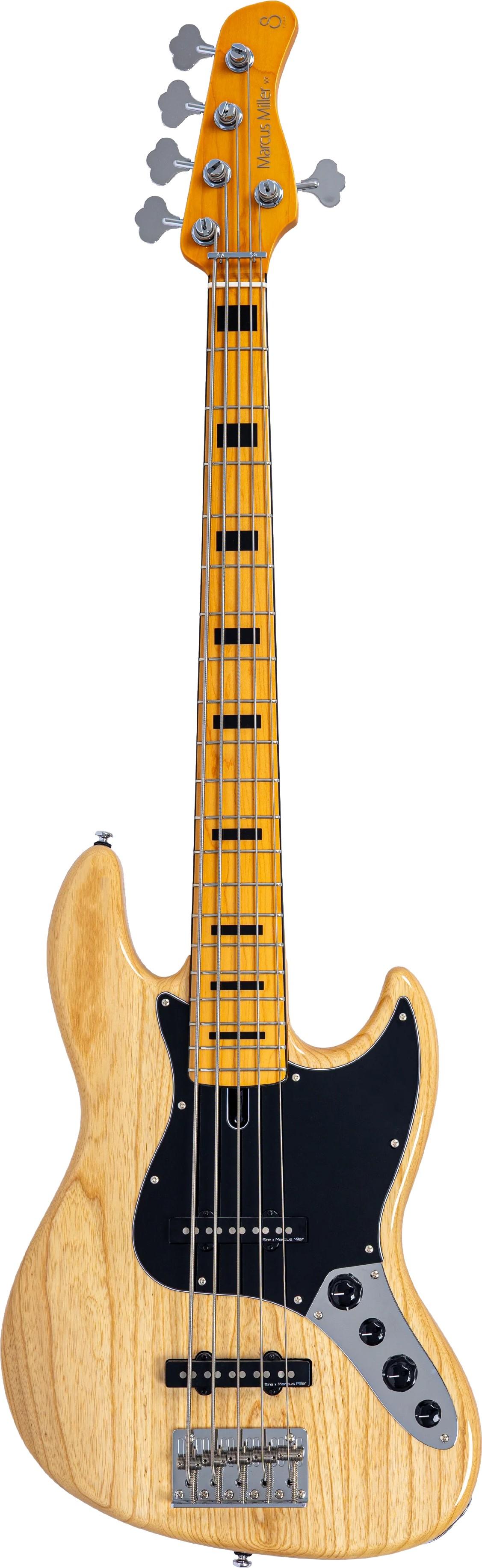 Sire V7 Vintage Swamp Ash 5 New Gen 5-String Bass Guitar in Natural ...