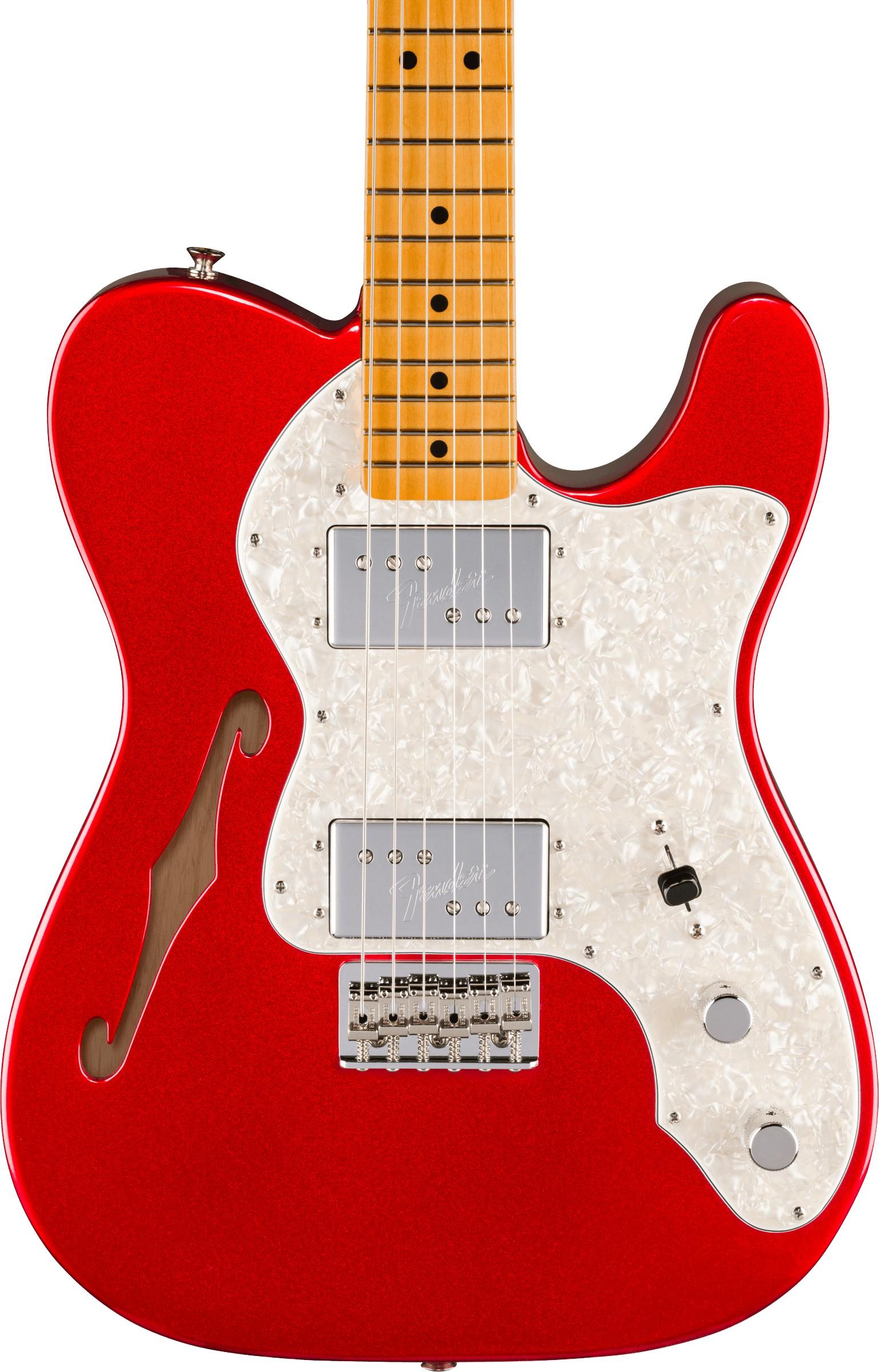 Fender American Vintage II 1972 Telecaster Thinline in Candy Apple Red ...