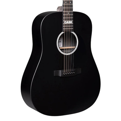 Martin DX Johnny Cash Signature Dreadnought Electro Acoustic in Black ...