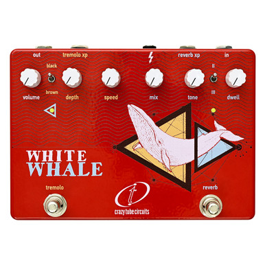 Crazy Tube Circuits White Whale Analogue Spring Reverb & Tremolo Pedal ...
