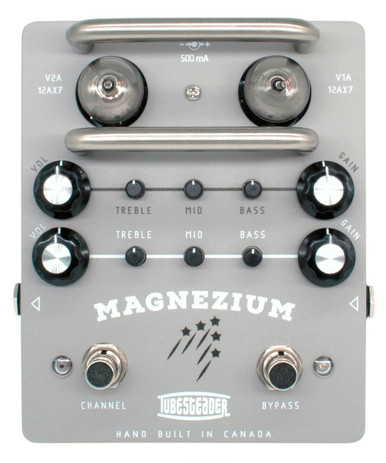Tubesteader MAGNEZIUM Dual Channel Tube Preamp Pedal - Andertons Music Co.