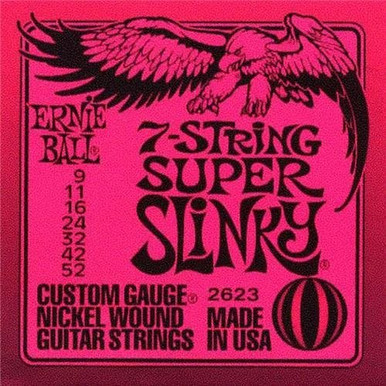 Ernie Ball 7 String Super Slinky Set 9-52 - Andertons Music Co.