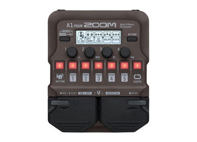 Zoom A1 Four Acoustic Multi Effects Pedal - Andertons Music Co.
