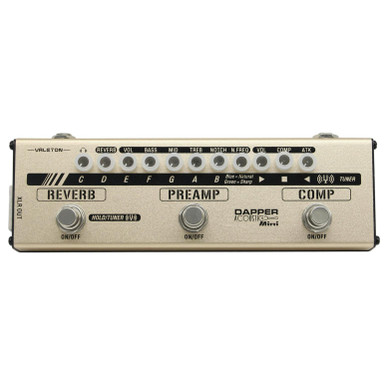 Valeton Dapper Acoustic Mini Multi-FX Pedal Strip - Andertons Music Co.