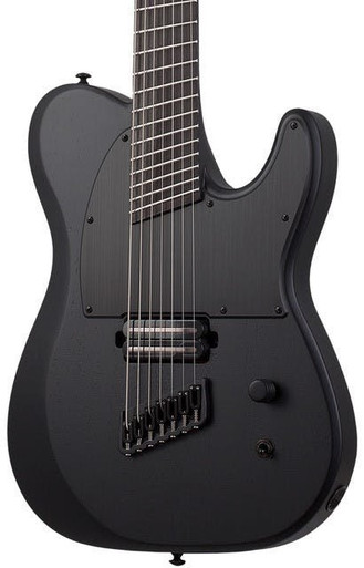Schecter PT-7 MS Black Ops 7 String in Satin Black Open Pore ...