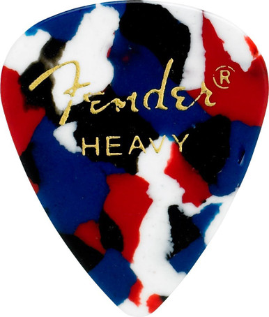 Fender Heavy Picks Confetti Pack of 12 - Andertons Music Co