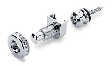 Schaller S Lock Strap Locks Small Size in Chrome - Andertons Music Co.