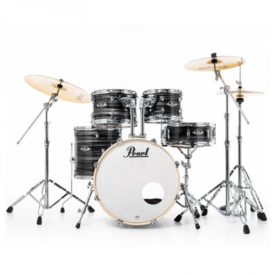 Pearl Export 22" Drum Kit in Graphite Silver Twist - Andertons Music Co.
