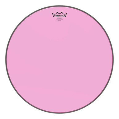 Remo Emperor Colortone Batter Drum Head - Pink - 18" - Andertons Music Co.