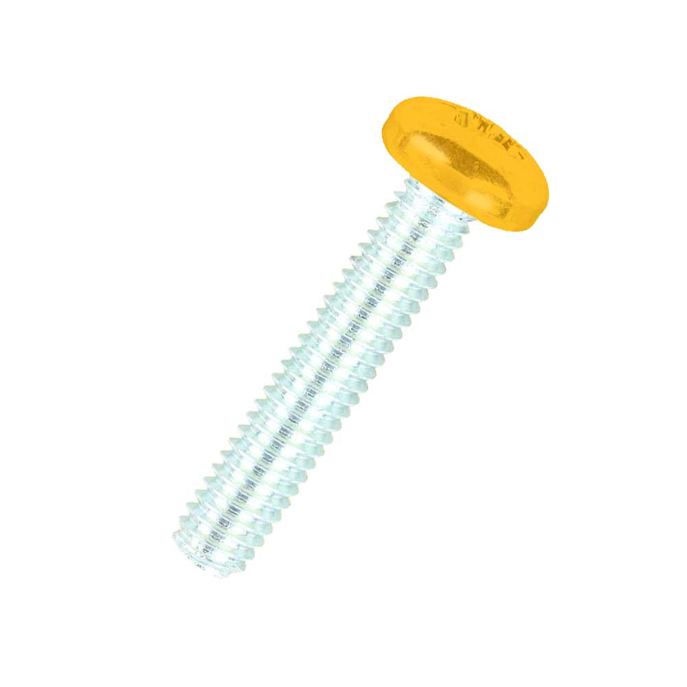 Painted Pan Head Machine Screws 30mm × M4 | Coloured & Powder Coated ...