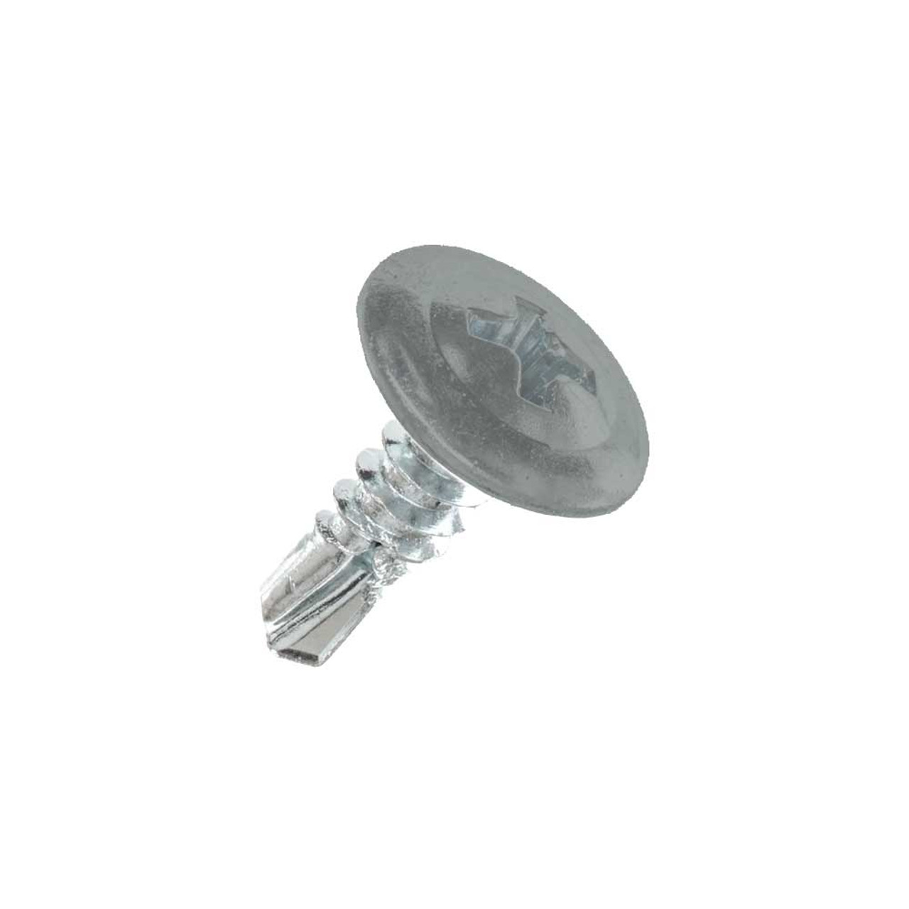 RAL 7042 Traffic Grey Painted Wafer Head Self Drilling Screws