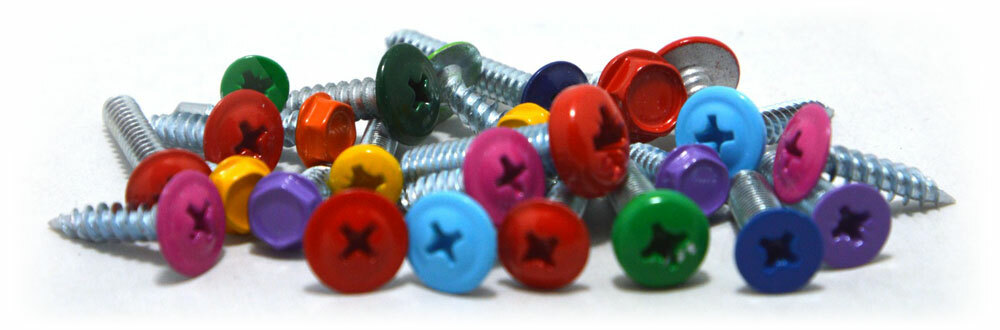 RALFixings - Painted Colour Screws & Powder Coated Fixings