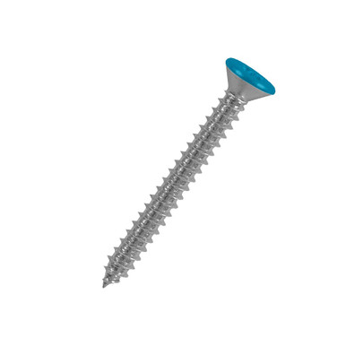 38mm x 4.2mm Painted Countersunk Self Tapping Screws - A2 Stainless Steel