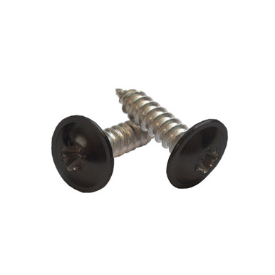 RAL 9005 Jet Black 25mm x 4.2mm Painted Wafer Head Self Tapping Screws