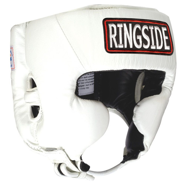 Ringside Competition Boxing Headgear White | Pro Fight Shop