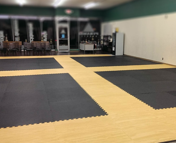 PROLAST Puzzle Sports Mat Black/Wood Color - PRO FIGHT SHOP