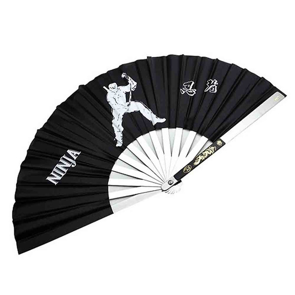 BLACK NINJA STEEL FAN - PRO FIGHT SHOP