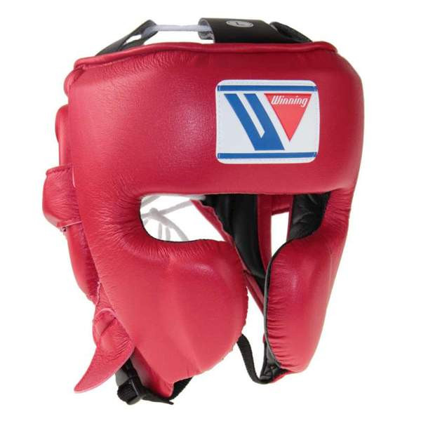 WINNING CHEEK PROTECTOR HEADGEAR - RED - PRO FIGHT SHOP