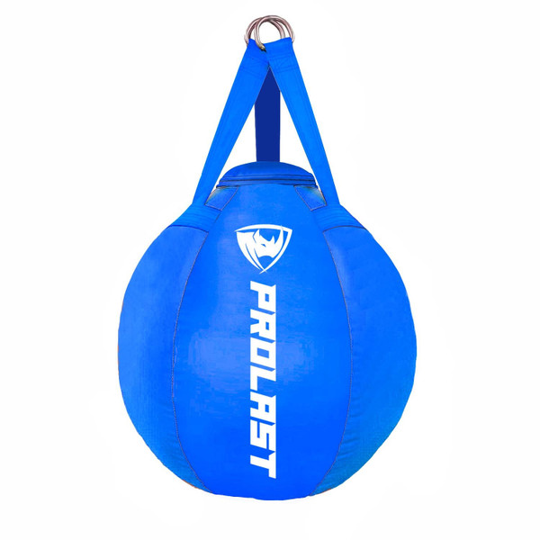 70lb Wrecking Ball Round Heavy Bag Bright Royal Blue Made in USA - PRO ...