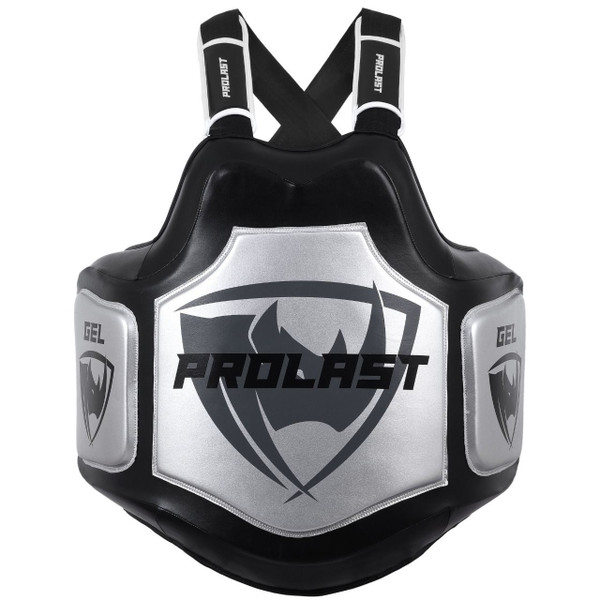 Prolast Boxing Platinum Gel Body Protector Black // Silver - PRO FIGHT SHOP