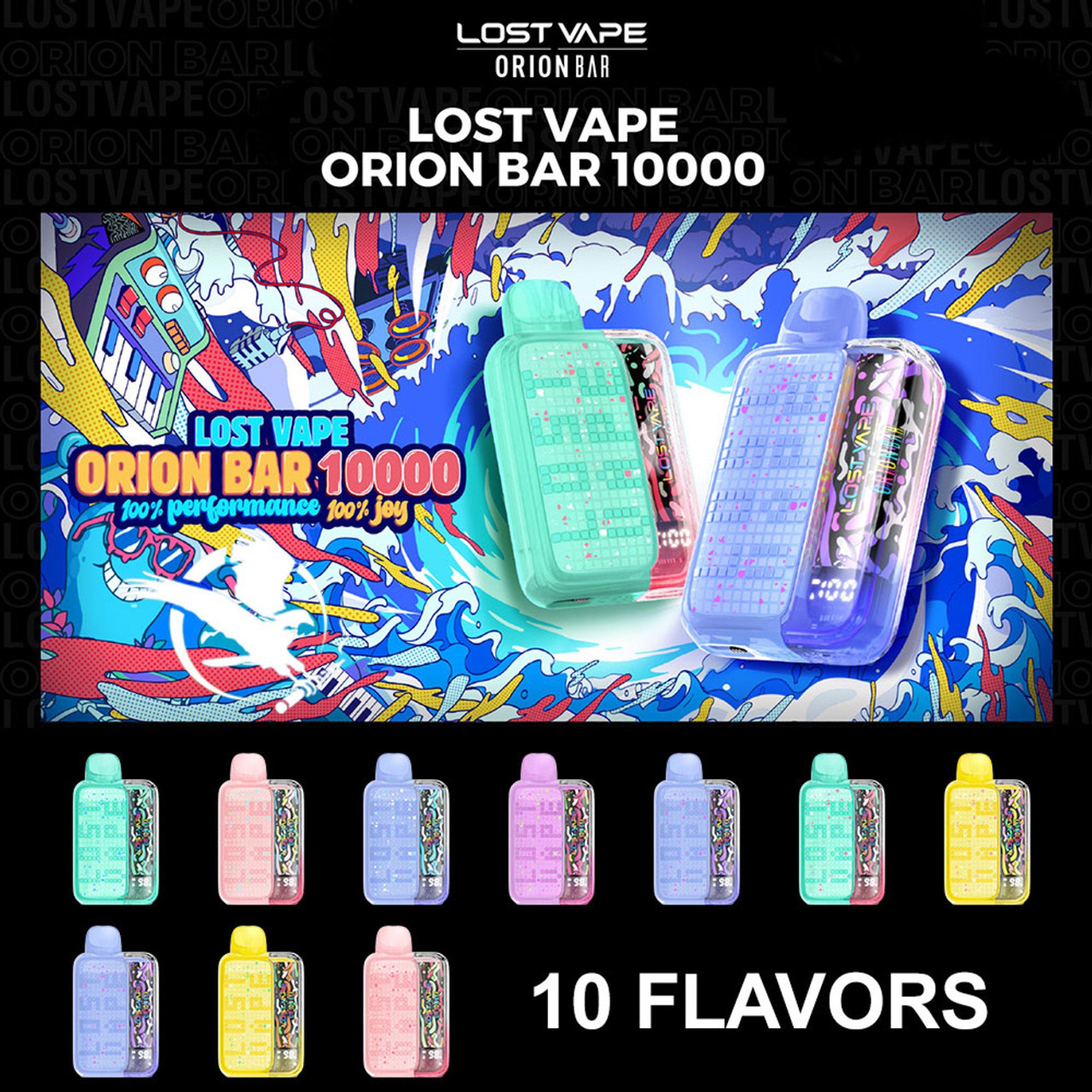 Lost Vape Orion Bar 20ml 10000 Puffs Rechargeable Disposable Vape With