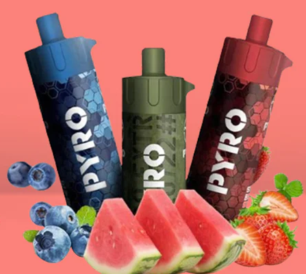 PYRO 5% NIC 22ML 12,000 PUFFS DISPOSABLE VAPE - DISPLAY OF 10 - World ...