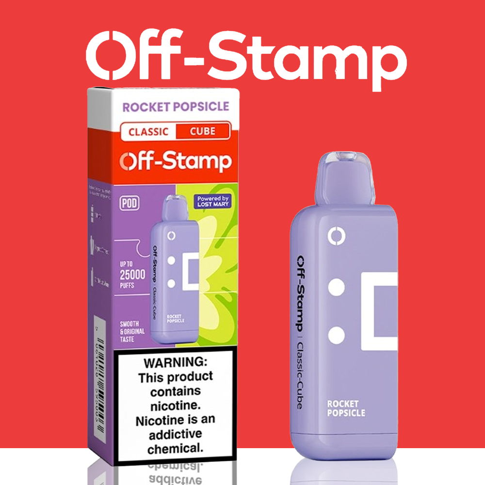 OFF STAMP CLASSIC CUBE 25,000 PUFFS 18ML DISPOSABLE POD - 5CT