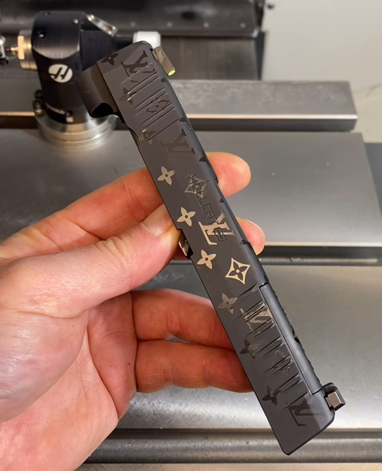 Laser Blade Engraving