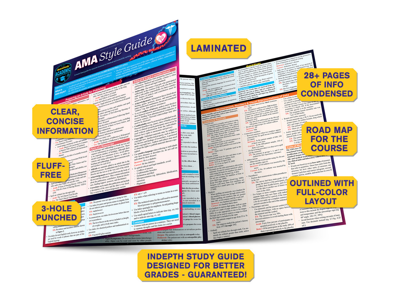 QuickStudy AMA Style Guide Laminated Study Guide 9781423248033 QuickStudy AMA Style Guide Laminated Study Guide 9781423248033