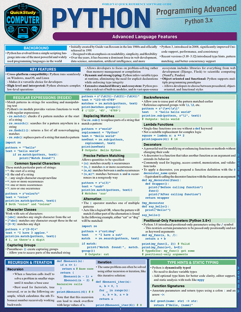 PYTHON PROGRAMMING ADVANCED