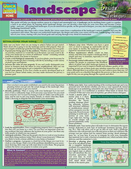 QuickStudy | Landscape Design Digital Reference Guide - BarCharts ...