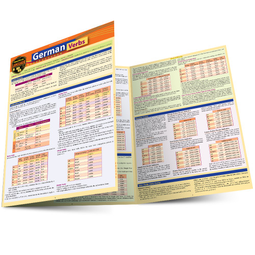 QuickStudy German Verbs Laminated Study Guide (9781423236481)