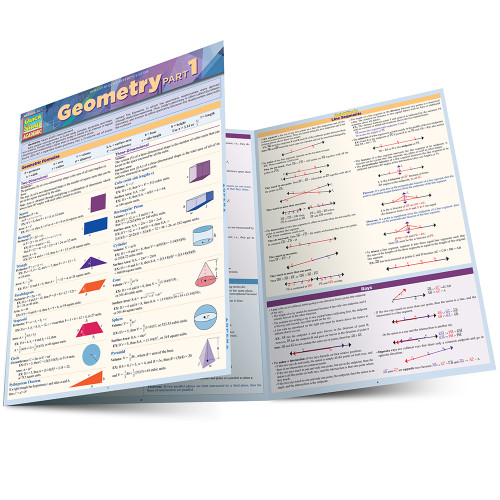 QuickStudy Geometry Part 1 Laminated Study Guide (9781423234715)