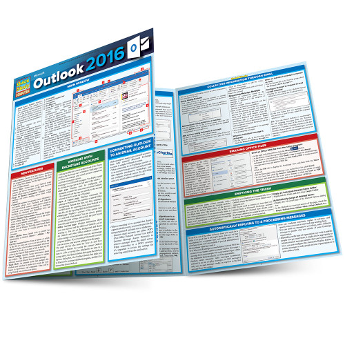 QuickStudy Microsoft Outlook 2016 Laminated Reference Guide (9781423226079)