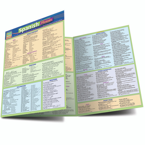 QuickStudy Spanish Phrases Laminated Study Guide (9781423231141)