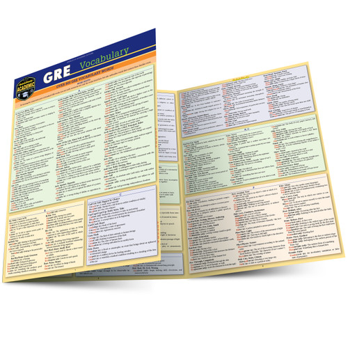 QuickStudy GRE Vocabulary Laminated Study Guide (9781423236498)