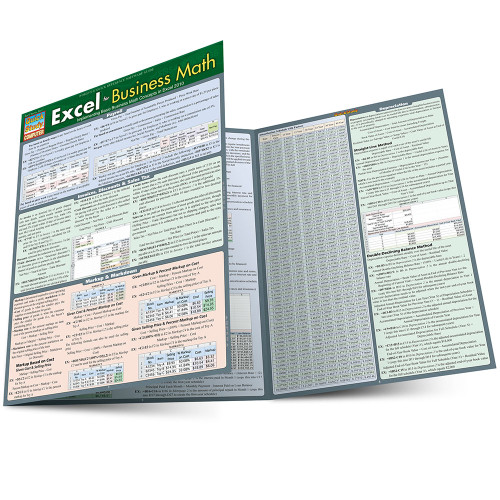 QuickStudy | MS Excel For Business Math Laminated Reference Guide ...