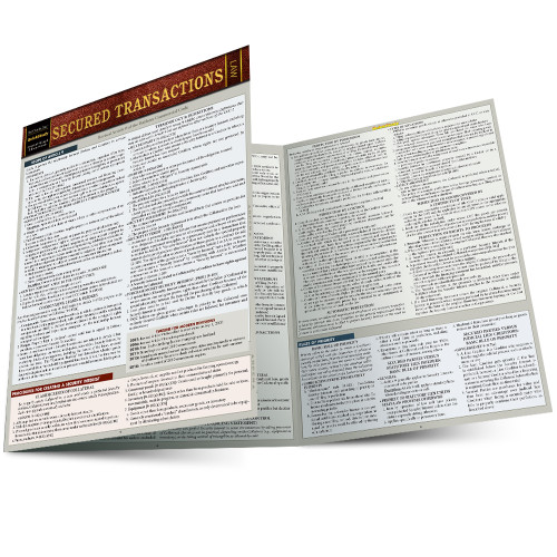 QuickStudy Secured Transactions Laminated Reference Guide (9781423241904)