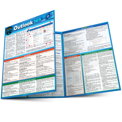 QuickStudy Microsoft Outlook 365: 2019 Laminated Reference Guide ...