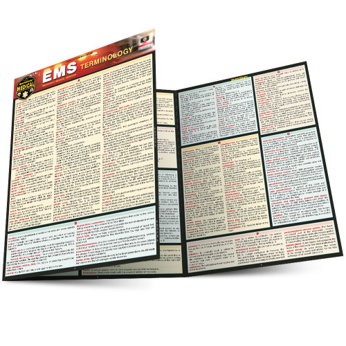QuickStudy | Emergency Medical Services (EMS) Terminology Laminated ...