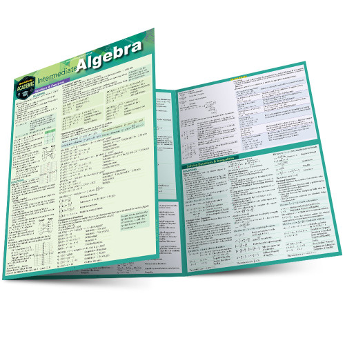 QuickStudy | Intermediate Algebra Laminated Study Guide (9781423244202)