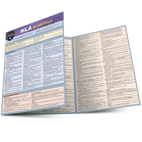 QuickStudy | MLA-Guidelines Laminated Study Guide (9781423248347)
