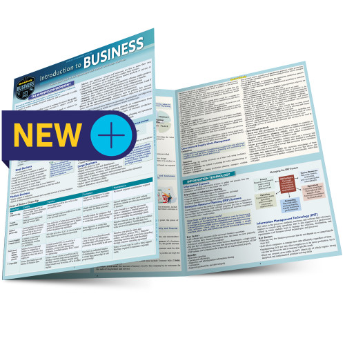 QuickStudy | Introduction to Business Laminated Study Guide (9781423248958)