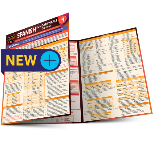 QuickStudy | Spanish Fundamentals 1 - Grammar Laminated Study Guide ...