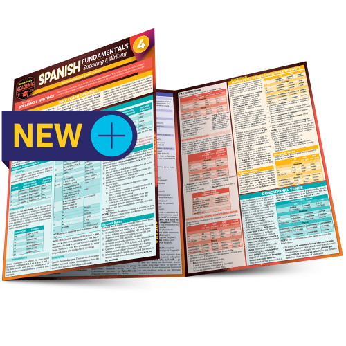 QuickStudy | Spanish Fundamentals 4 - Speaking & Writing Laminated ...