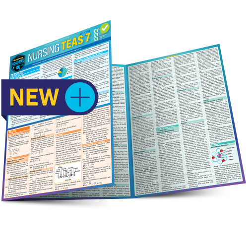 QuickStudy | Nursing TEAS 7 Laminated Study Guide (9781423249238)